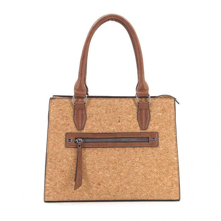 Office Style Cork Tote Bag Cork Commuter Bag - HZCORK
