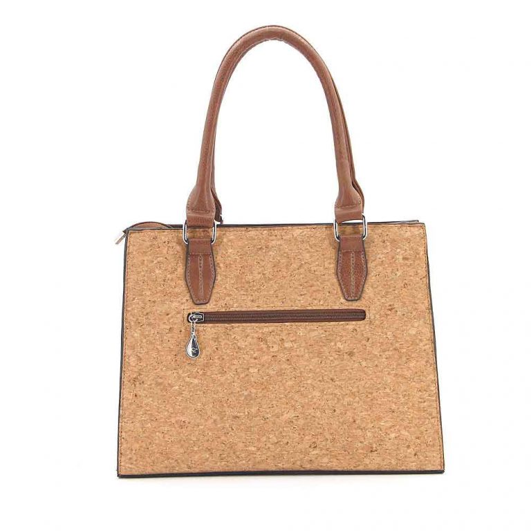 Office Style Cork Tote Bag Cork Commuter Bag - HZCORK