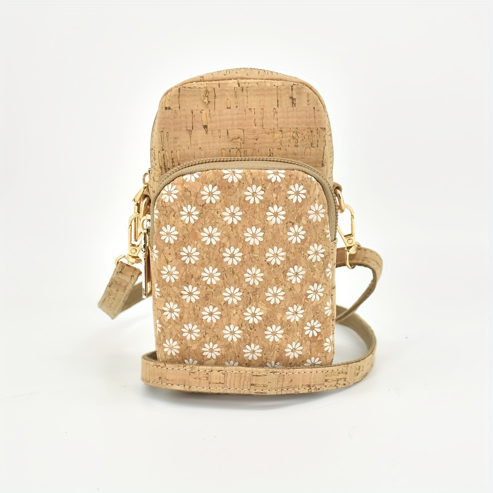 Fashion Printed Cork Crossbody Bag - HZCORK